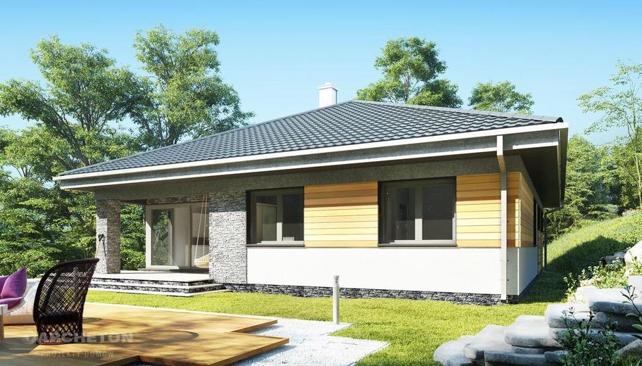 projekt domu AN1758 Blanka (wer.tech.2) (1758) - Murator projekty