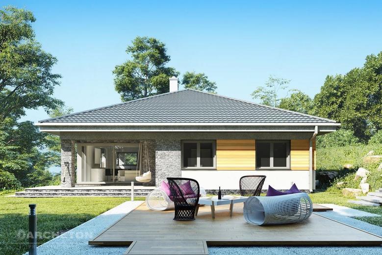 projekt domu AN1758 Blanka (wer.tech.2) (1758) - Murator projekty