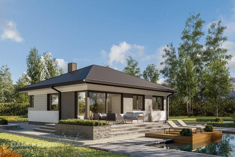 projekt domu AN1785 Felek Mini (1785) - Murator projekty