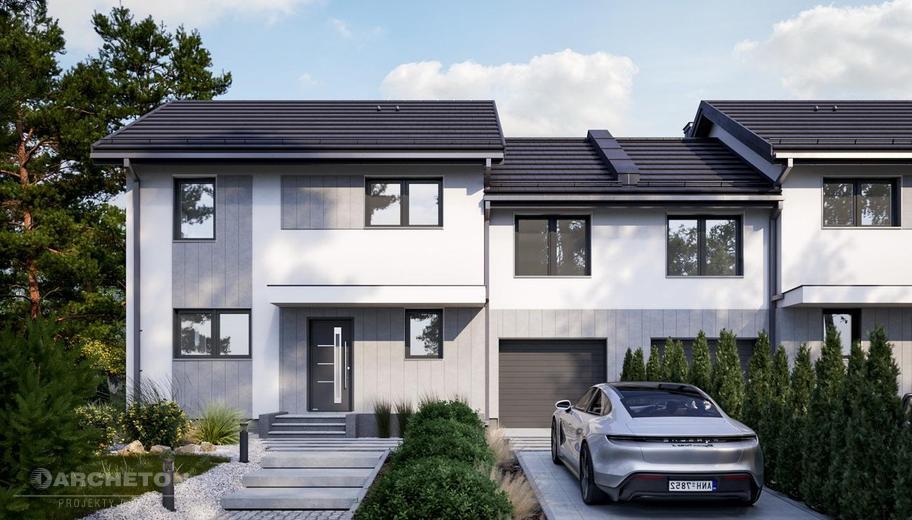projekt domu AN1901 Topaz Delta Duolit (1901) - Murator projekty