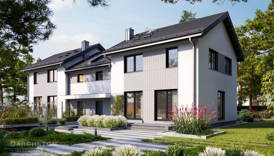 projekt domu AN1901 Topaz Delta Duolit (1901) - Murator projekty