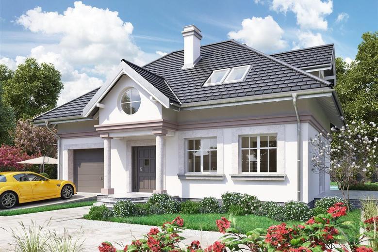 projekt domu AN871 Nowy Dworek-2 (871) - Murator projekty