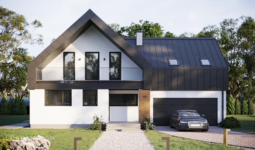 projekt domu AN1820 Zyga Sol (1820) - Murator projekty