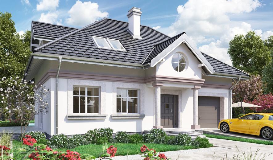 projekt domu AN871 Nowy Dworek-2 (871) - Murator projekty