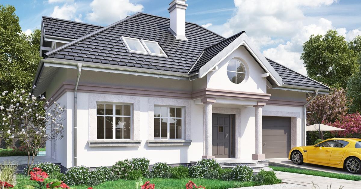 projekt domu AN871 Nowy Dworek-2 (871) - Murator projekty