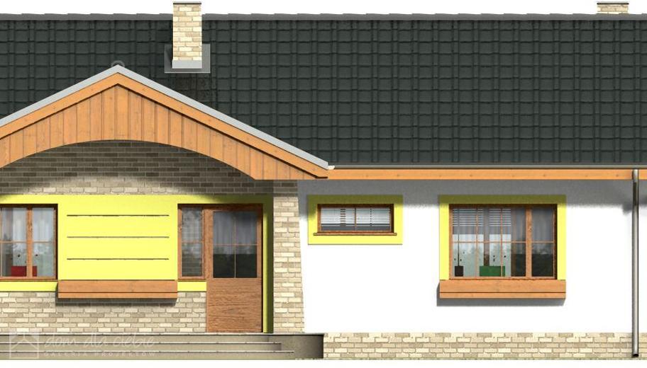 projekt domu DD546 Dino II z garażem 1-st. [A] - Murator projekty