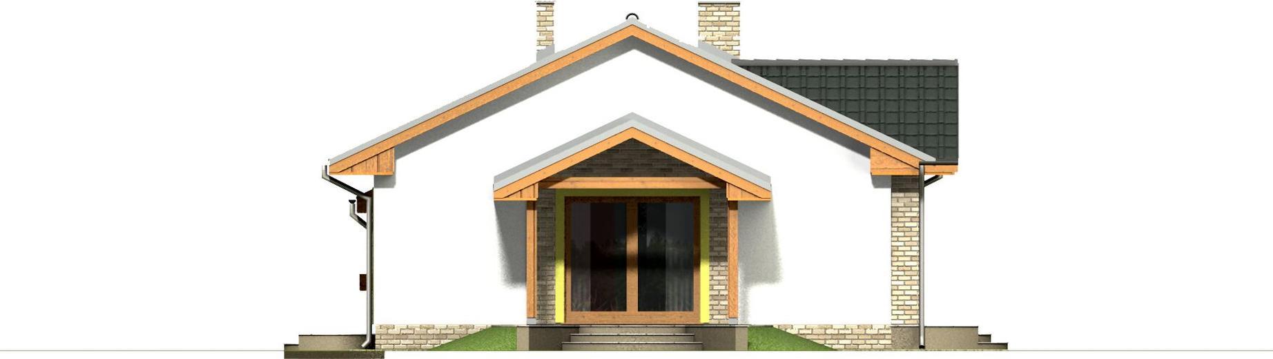 projekt domu DD546 Dino II z garażem 1-st. [A] - Murator projekty