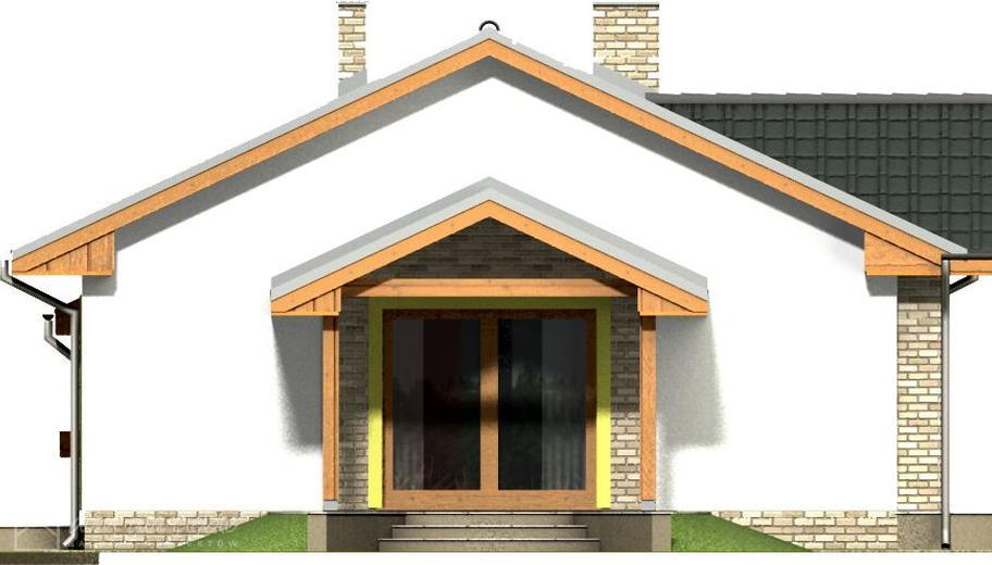 projekt domu DD546 Dino II z garażem 1-st. [A] - Murator projekty