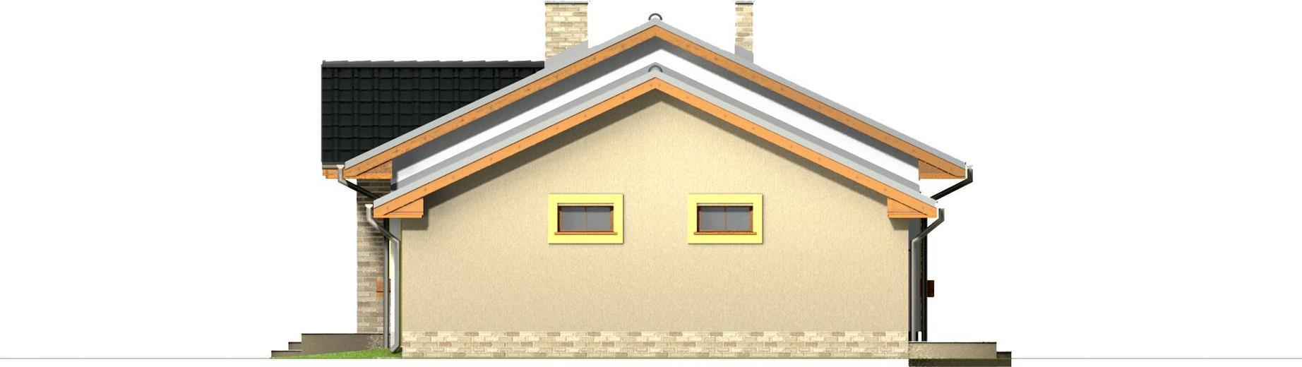 projekt domu DD546 Dino II z garażem 1-st. [A] - Murator projekty