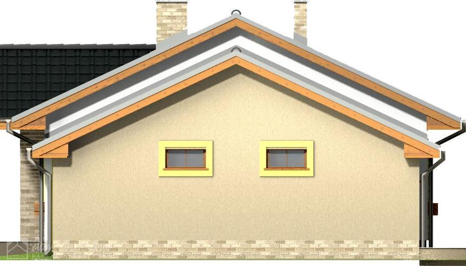 projekt domu DD546 Dino II z garażem 1-st. [A] - Murator projekty