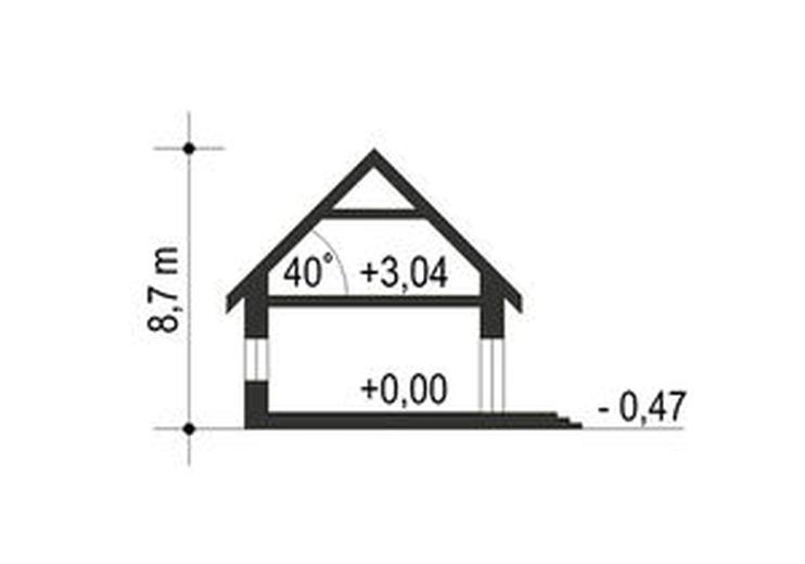 projekt domu DD1170 Dom Dla Ciebie 1 z garażem 1-st. [A] - Murator projekty