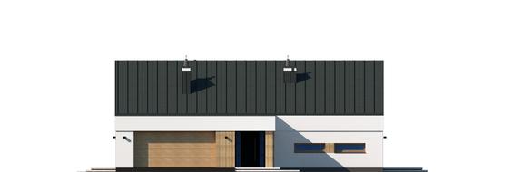 projekt domu DD1597 Magnetyt z garażem 2-st. [A] - Murator projekty