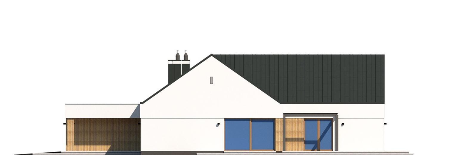 projekt domu DD1597 Magnetyt z garażem 2-st. [A] - Murator projekty