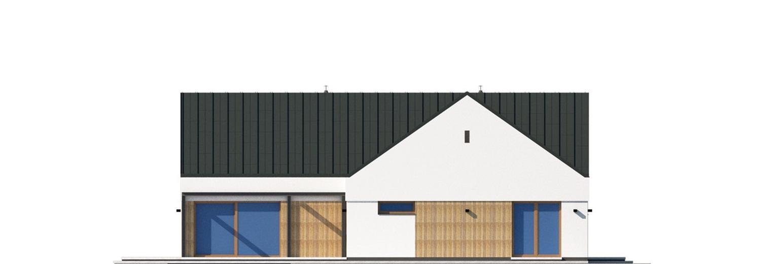 projekt domu DD1597 Magnetyt z garażem 2-st. [A] - Murator projekty