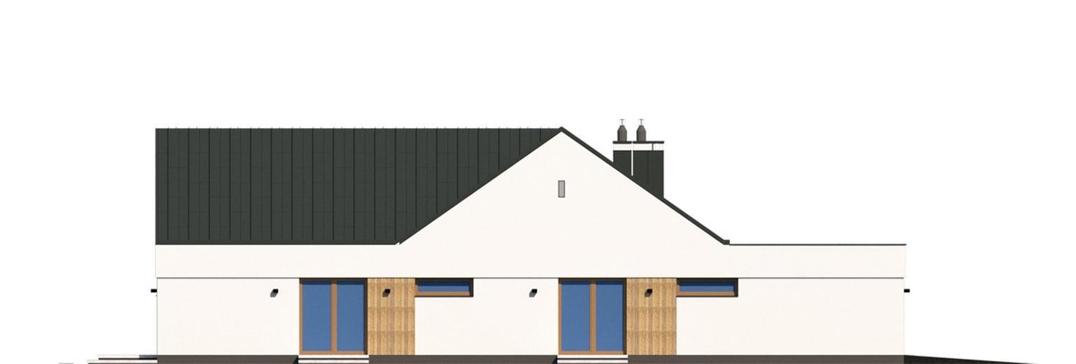 projekt domu DD1597 Magnetyt z garażem 2-st. [A] - Murator projekty