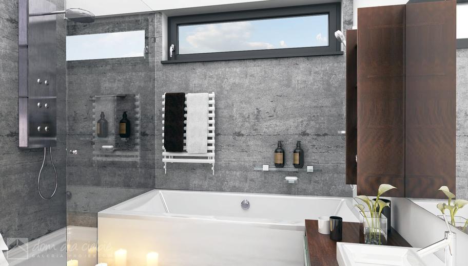 projekt domu DD1597 Magnetyt z garażem 2-st. [A] - Murator projekty