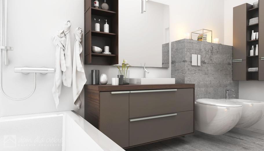 projekt domu DD1597 Magnetyt z garażem 2-st. [A] - Murator projekty