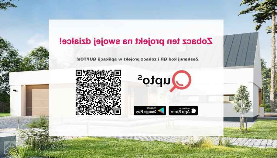 projekt domu DD1597 Magnetyt z garażem 2-st. [A] - Murator projekty