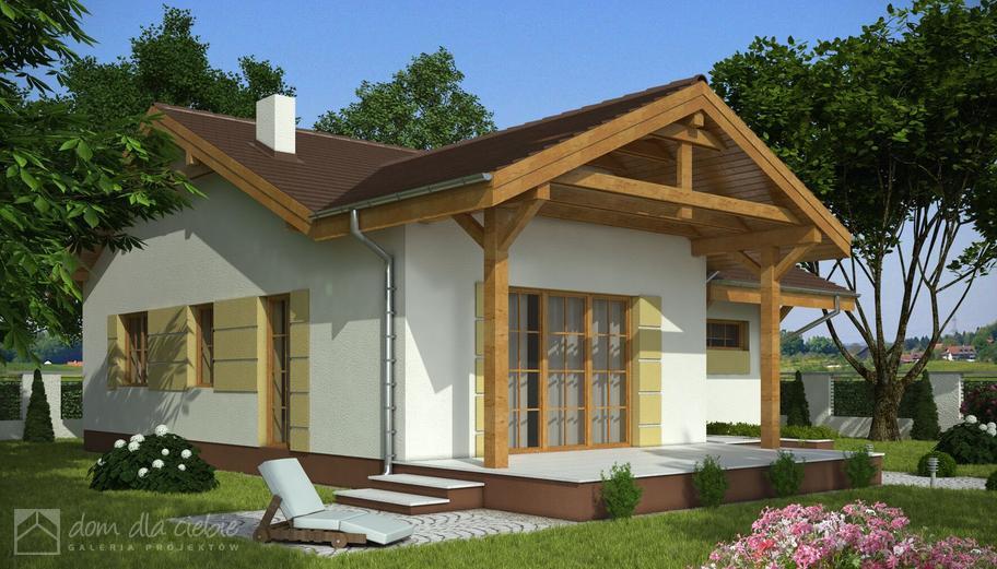 projekt domu DD619 Tola bez garażu [B] - Murator projekty