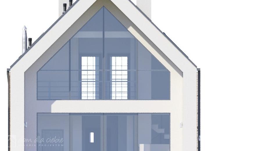 projekt domu DD1593 Vikka bez garażu [B] - Murator projekty