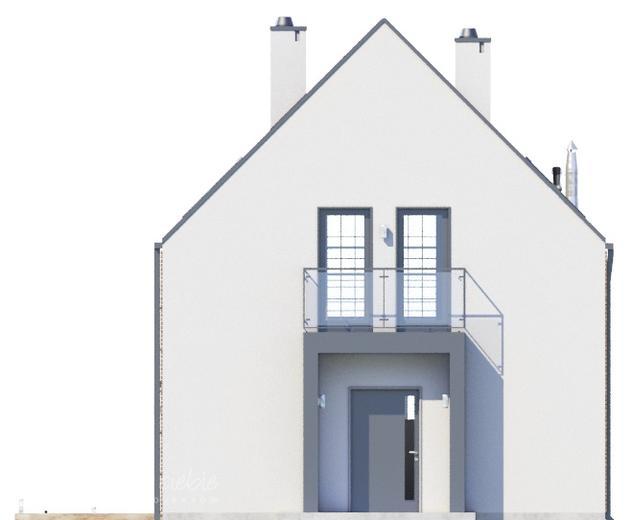 projekt domu DD1593 Vikka bez garażu [B] - Murator projekty