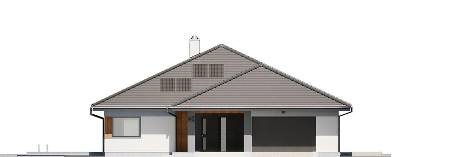 projekt domu DD1746 Aura II z garażem 1-st. [A] - Murator projekty