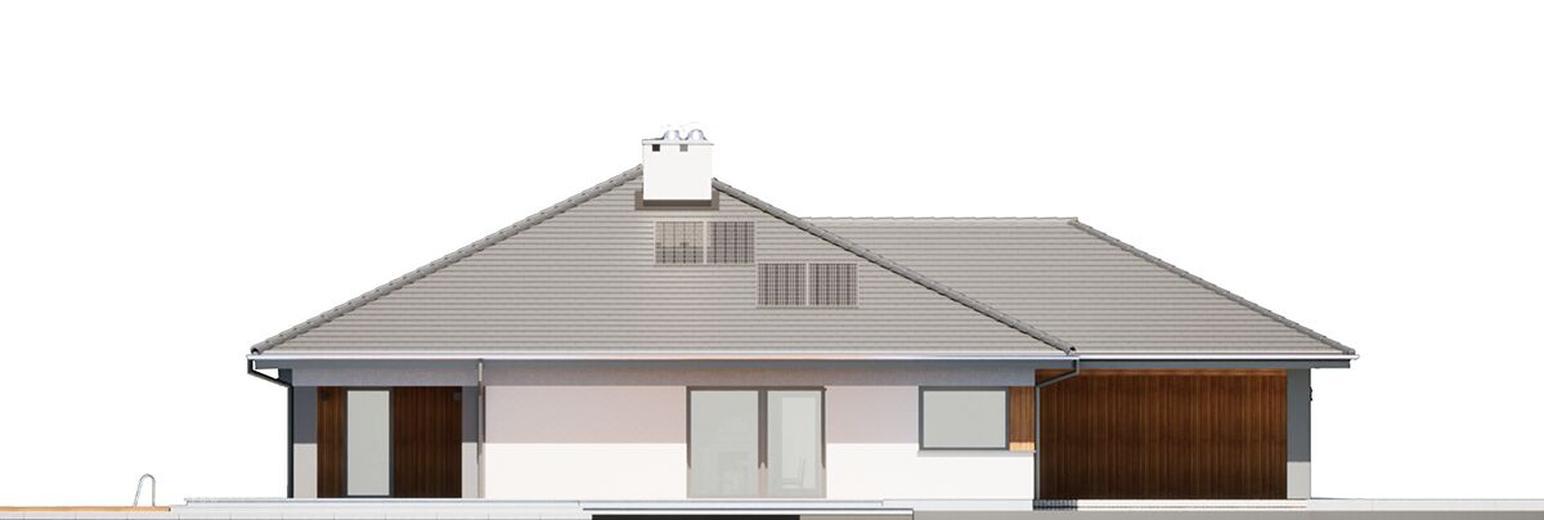 projekt domu DD1746 Aura II z garażem 1-st. [A] - Murator projekty