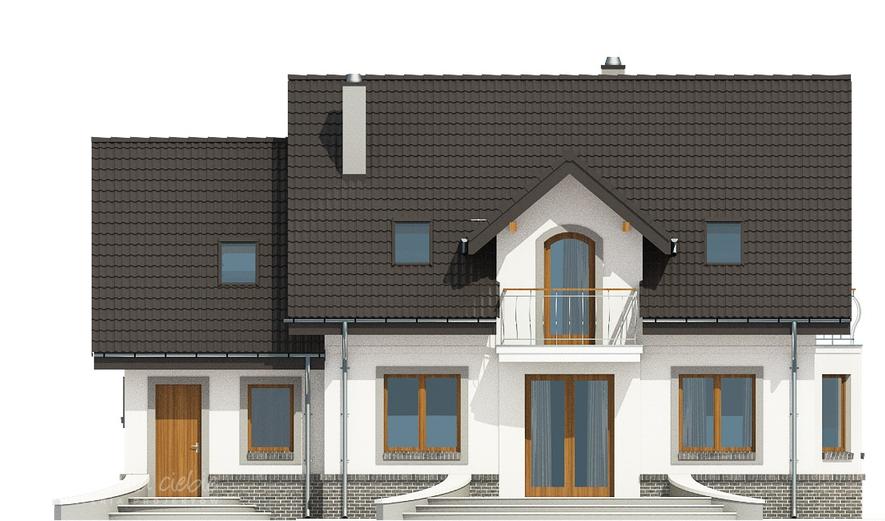 projekt domu DD1408 Dom Dla Ciebie 3 z garażem 1-st. [A] - Murator projekty