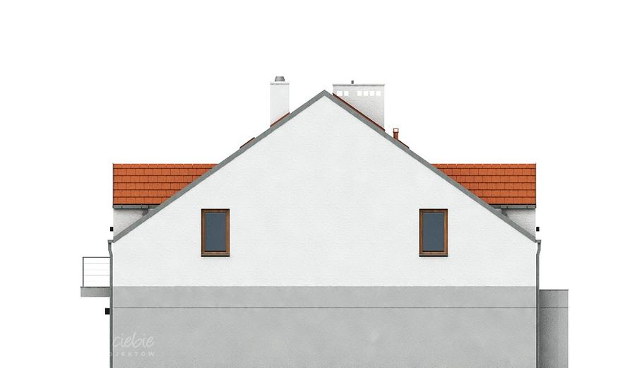 projekt domu DD1594 Jukka z garażem 1-st. [A-BL] - Murator projekty