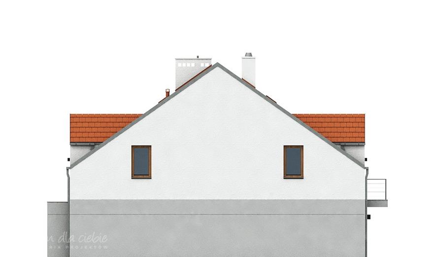 projekt domu DD1594 Jukka z garażem 1-st. [A-BL] - Murator projekty