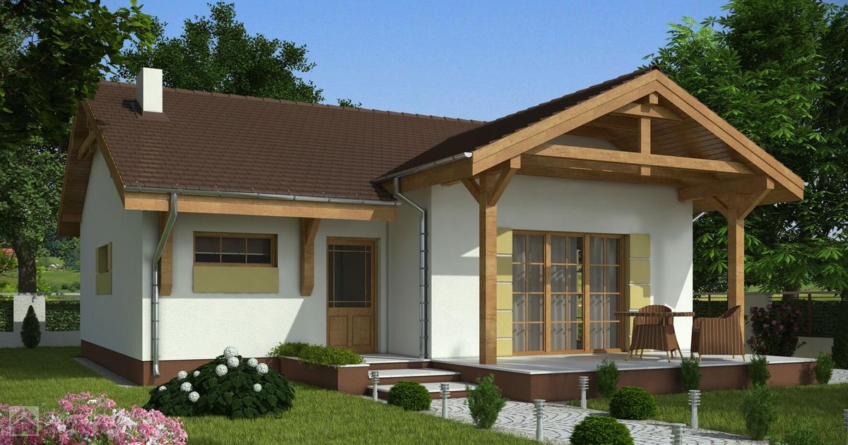 projekt domu DD619 Tola bez garażu [B] - Murator projekty