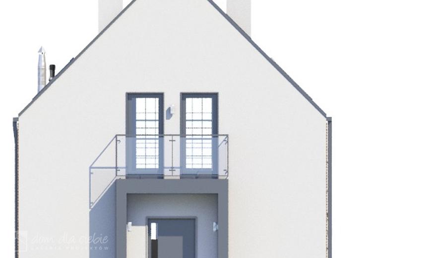 projekt domu DD1593 Vikka bez garażu [B] - Murator projekty