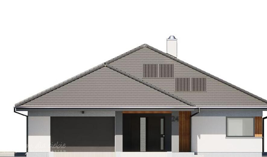 projekt domu DD1746 Aura II z garażem 1-st. [A] - Murator projekty