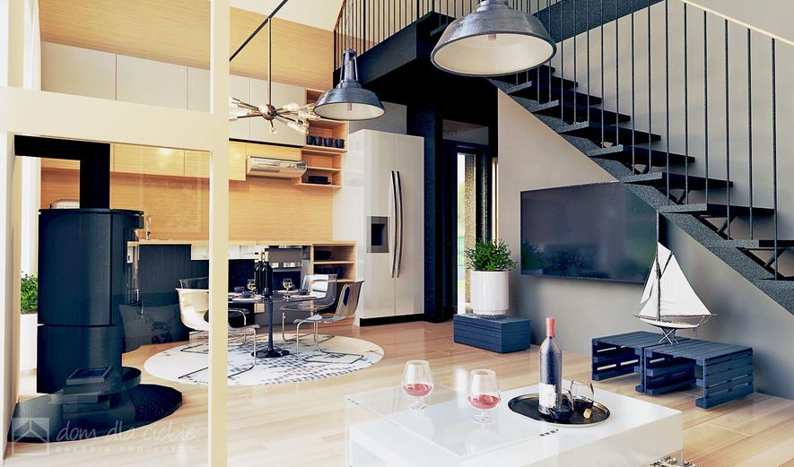 projekt domu DD1719 Figiel II bez garażu [B] - Murator projekty