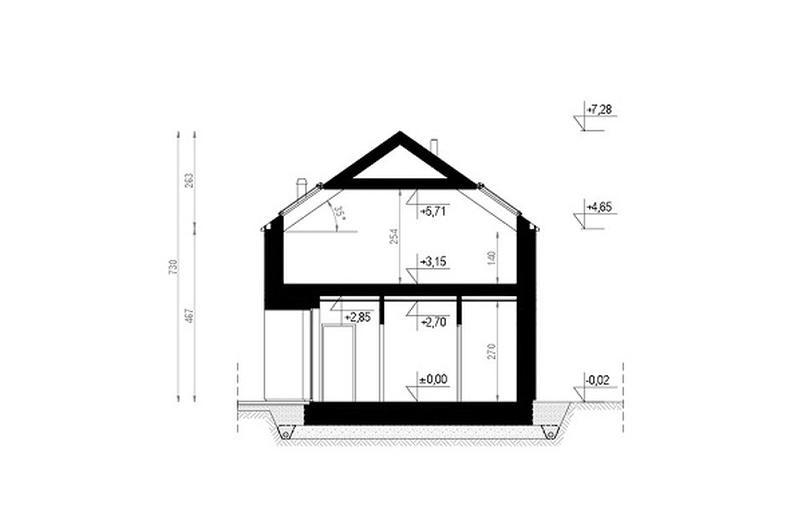projekt domu HK114 HOMEKONCEPT 114 - Murator projekty