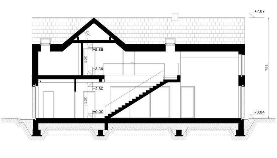 projekt domu HK116 HOMEKONCEPT 116 - Murator projekty