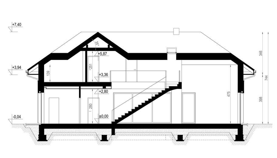 projekt domu HK96 HomeKONCEPT-96 - Murator projekty