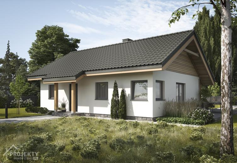 projekt domu AV365 Projekt domu L-241 mur - Murator projekty