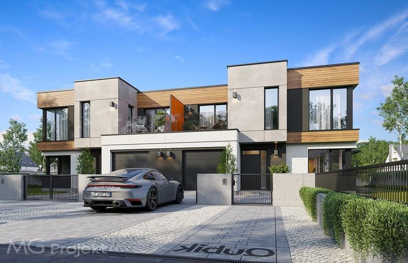 projekt domu MG0662 Qubik 3 - Murator projekty