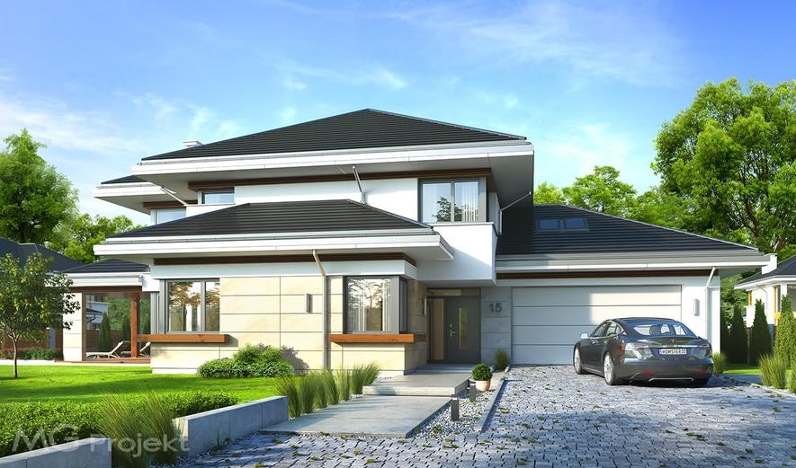projekt domu MG0410 Dom z widokiem 6 - Murator projekty