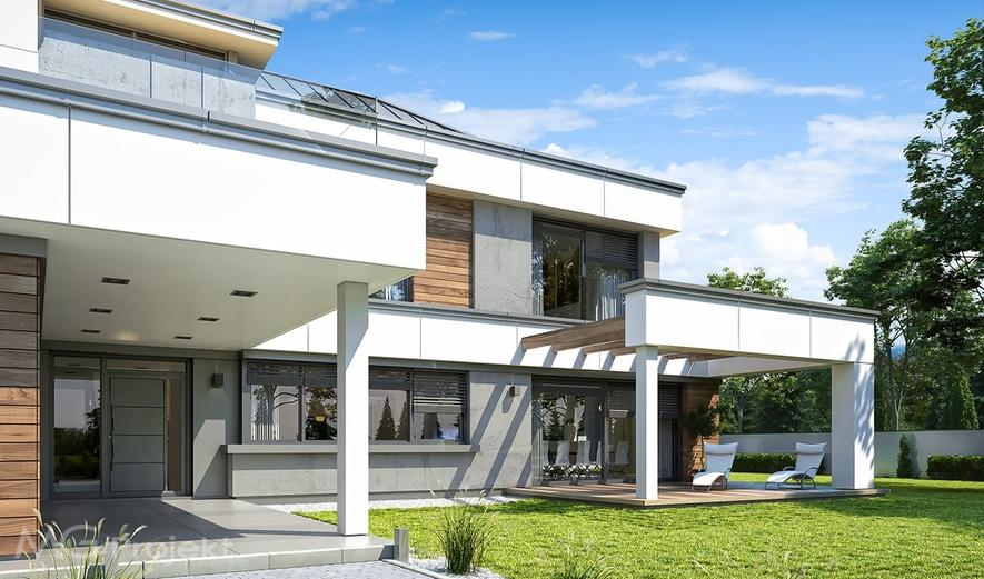 projekt domu MG0436 Willa Floryda 4 - Murator projekty