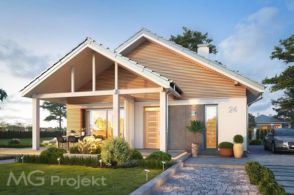 projekt domu MG0560 Dom na Południowej 2 - Murator projekty