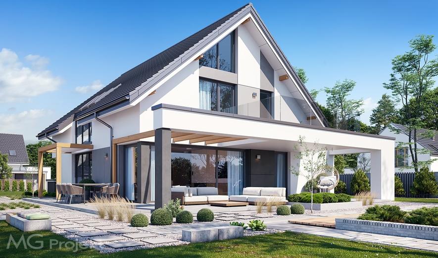 projekt domu MG0667 Amber - Murator projekty