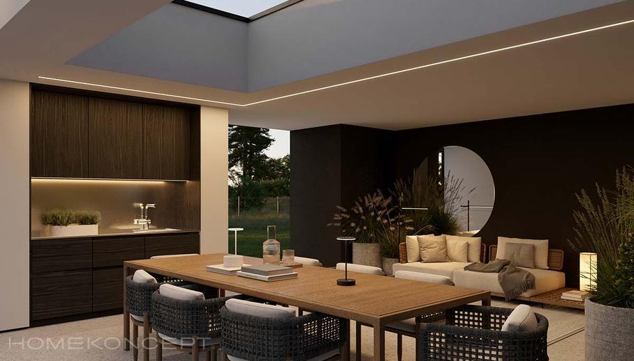 projekt domu HK116 HOMEKONCEPT 116 - Murator projekty