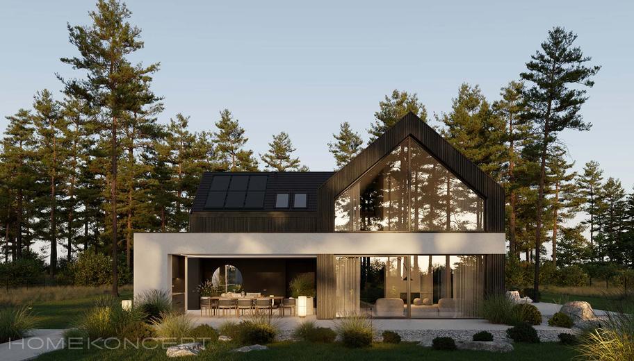 projekt domu HK116 HOMEKONCEPT 116 - Murator projekty