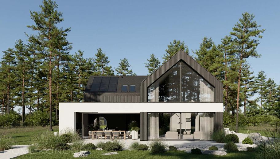 projekt domu HK116 HOMEKONCEPT 116 - Murator projekty