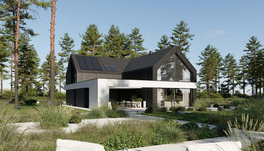 projekt domu HK116 HOMEKONCEPT 116 - Murator projekty