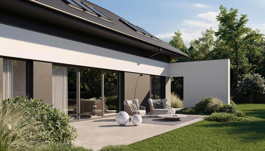 projekt domu HK96 HOMEKONCEPT 96 - Murator projekty