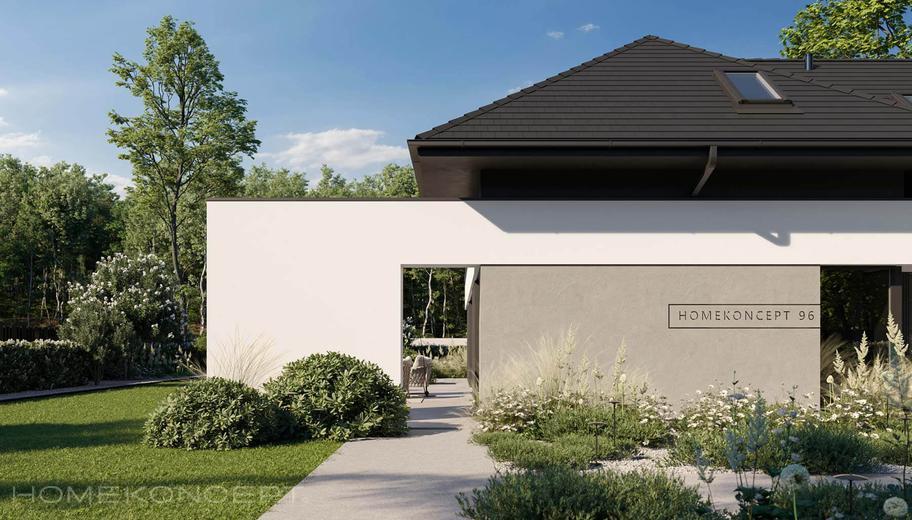 projekt domu HK96 HOMEKONCEPT 96 - Murator projekty