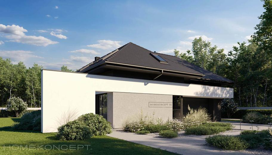 projekt domu HK96 HOMEKONCEPT 96 - Murator projekty